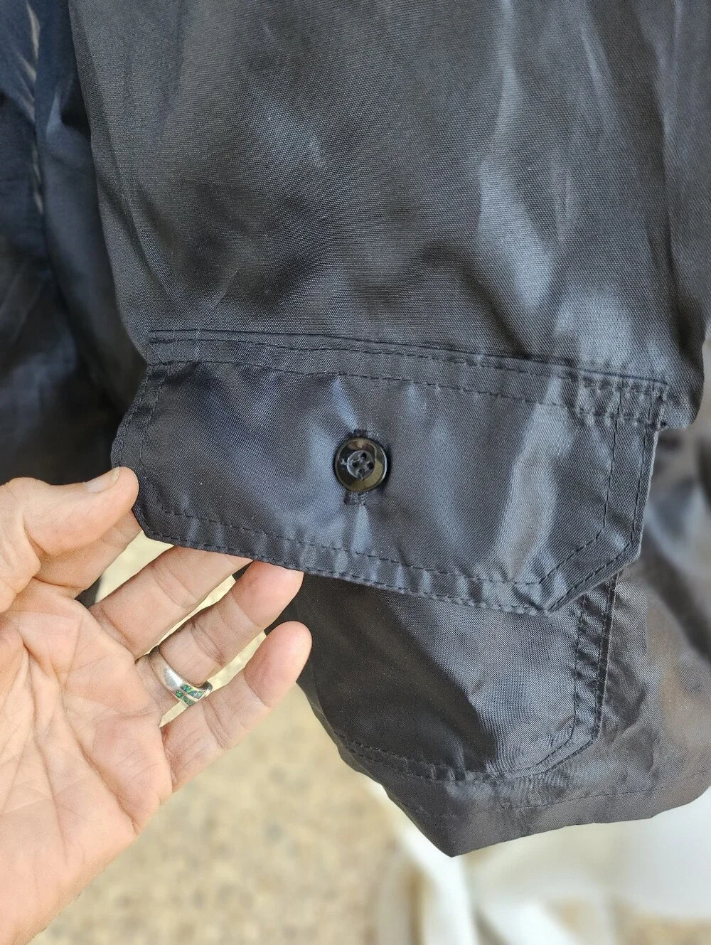 unmarked | Jackets & Coats | Vintage Black Nylon Full Zip Racing Hot ...